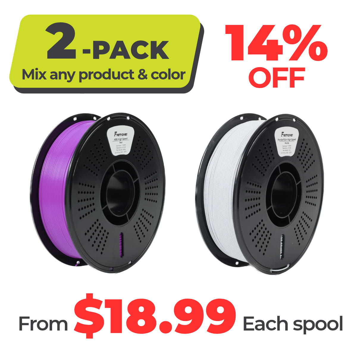 3D Filament Factory - PLA+ | Fremover.net